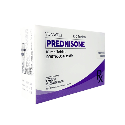VONWELT Prednisone 10mg Tablet 1's price in the Philippines | MedsGo ...